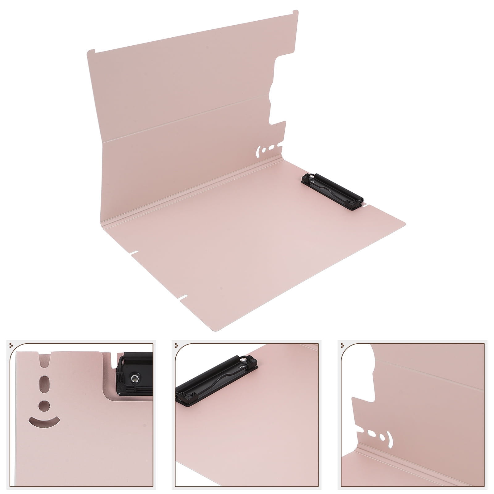 LOLIPPYY Folding Folder Clipboard Pink PP File Storage For Kitchen ...