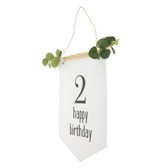 LOLIPPYY Multi-Colored Felt Birthday Banner Party Decorations for Kids ...