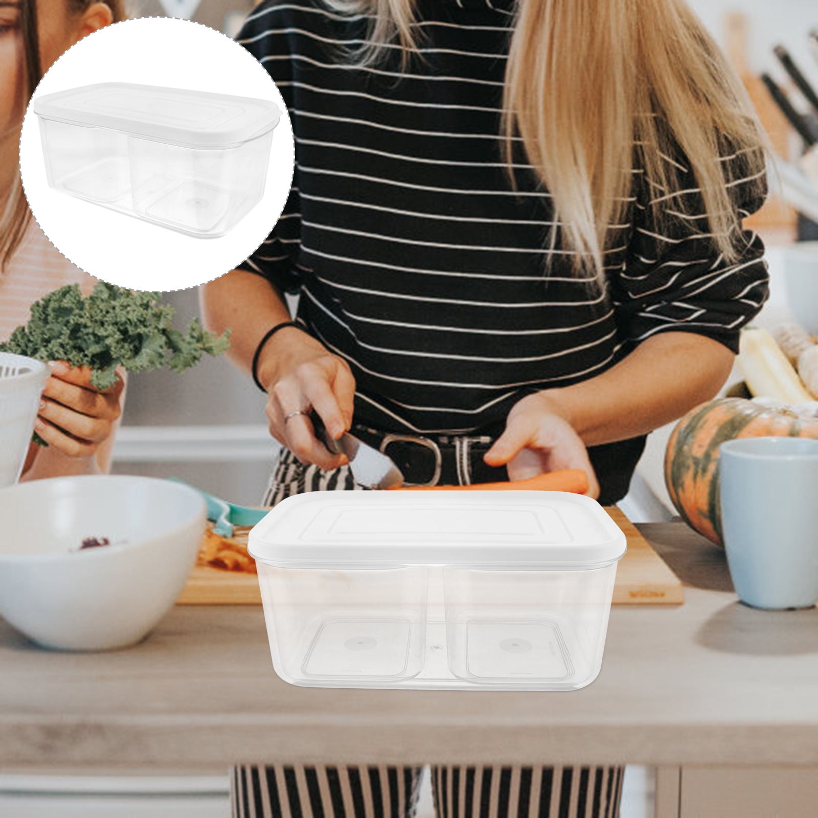LOLIPPYY Fridge Produce Saver Containers with Lids Made of PET PP ...