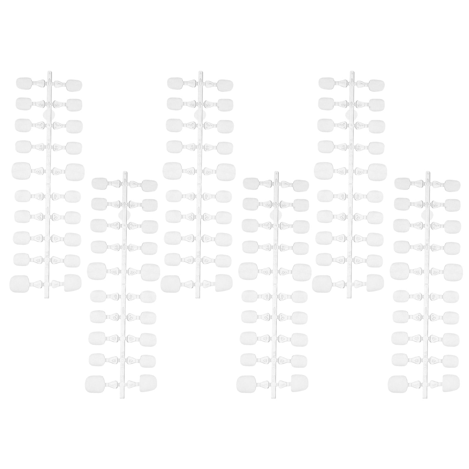 LOLIPPYY Full Cover Transparent Press on Nail Tips Plastic Kit for ...