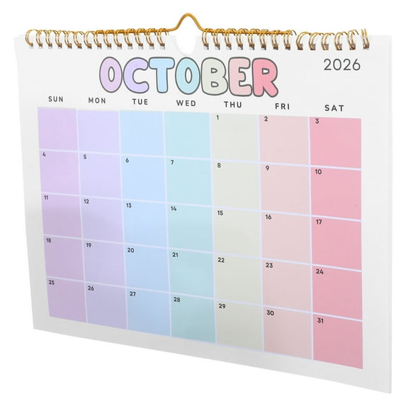 LOLIPPYY Functional 2026 Wall Mounted Calendar with Monthly Planner and ...