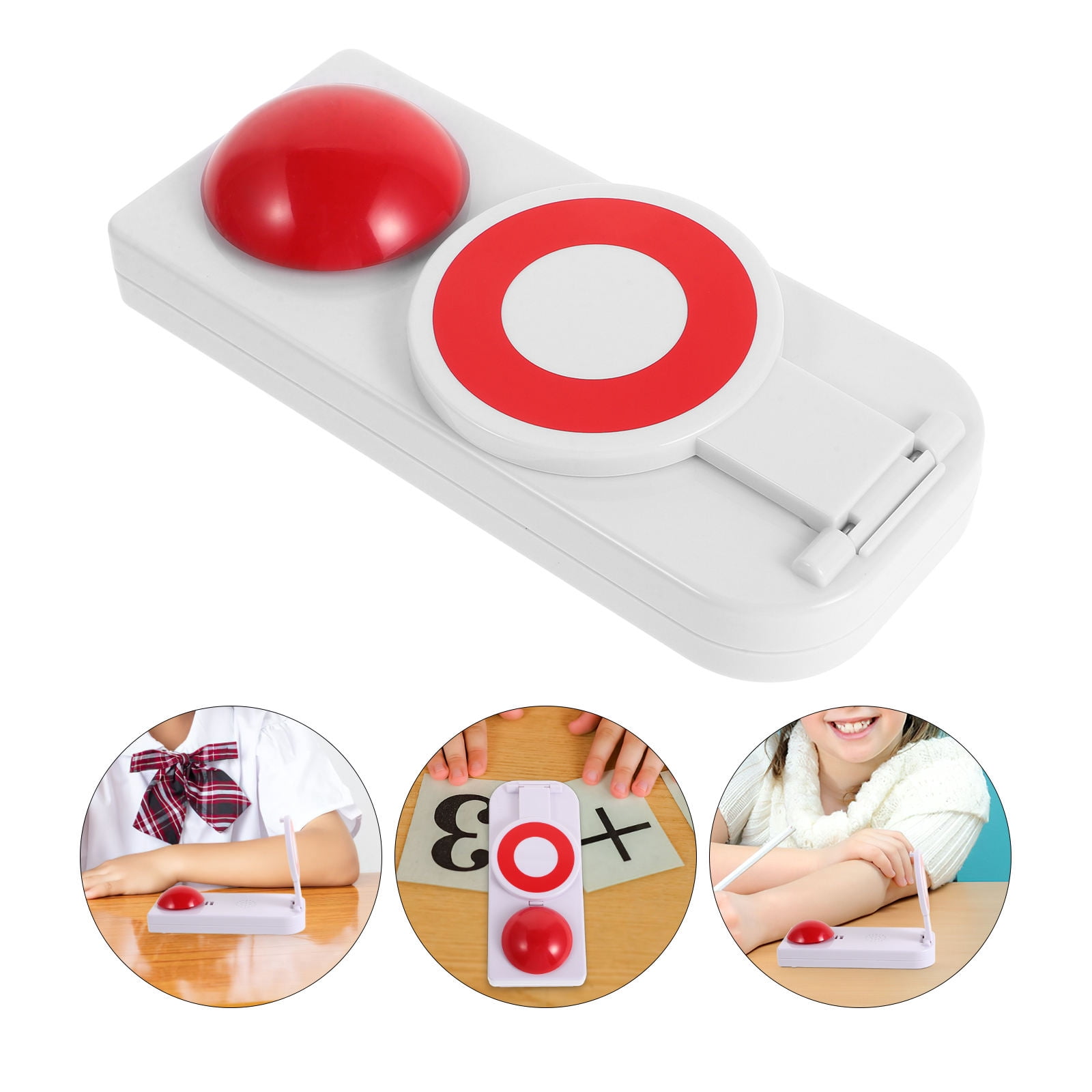 LOLIPPYY Game Buzzers Interactive Gaming Game Show Buzzer Plastic Red ...