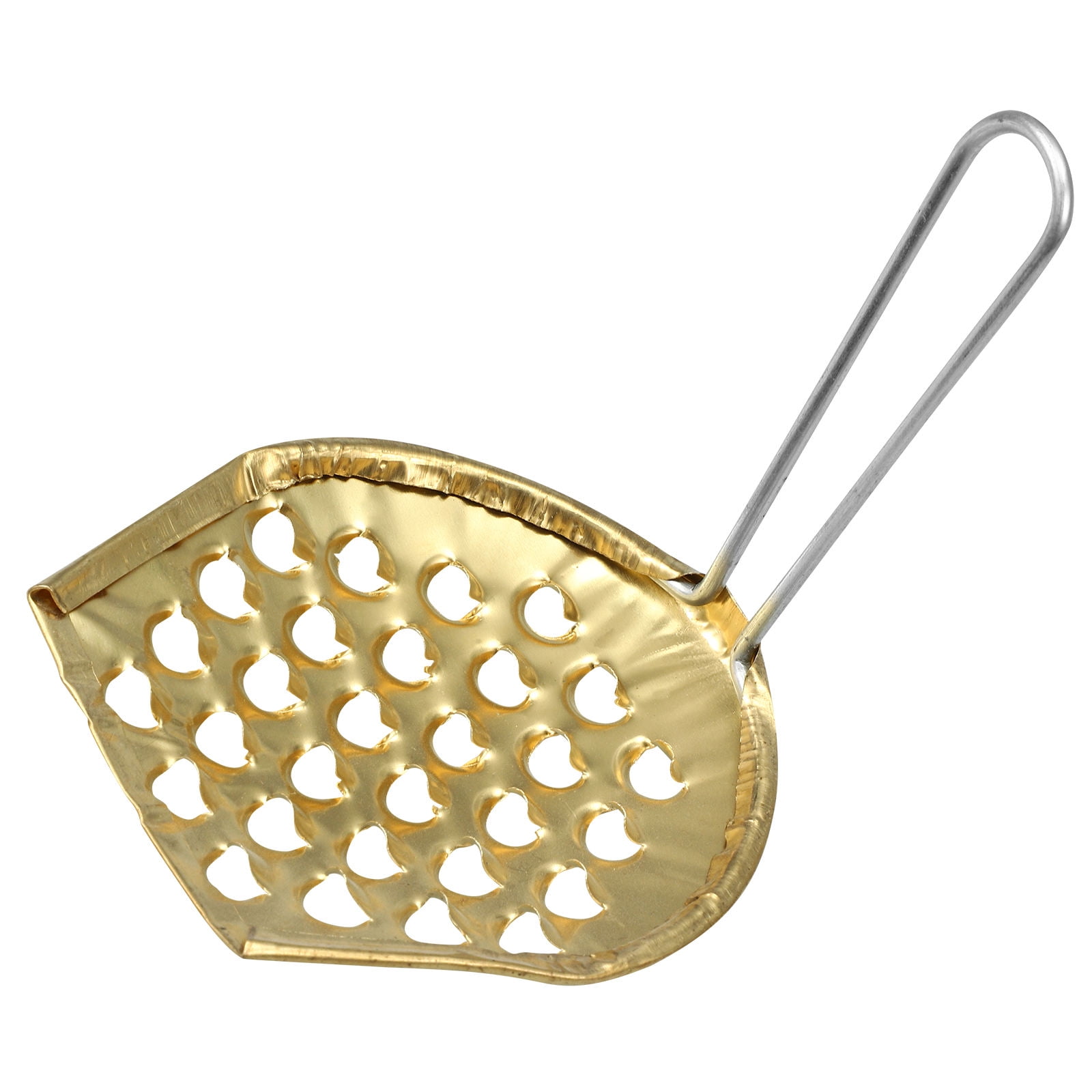 LOLIPPYY Golden Metal Food Scraper Tool for Kitchen Multipurpose Cold ...