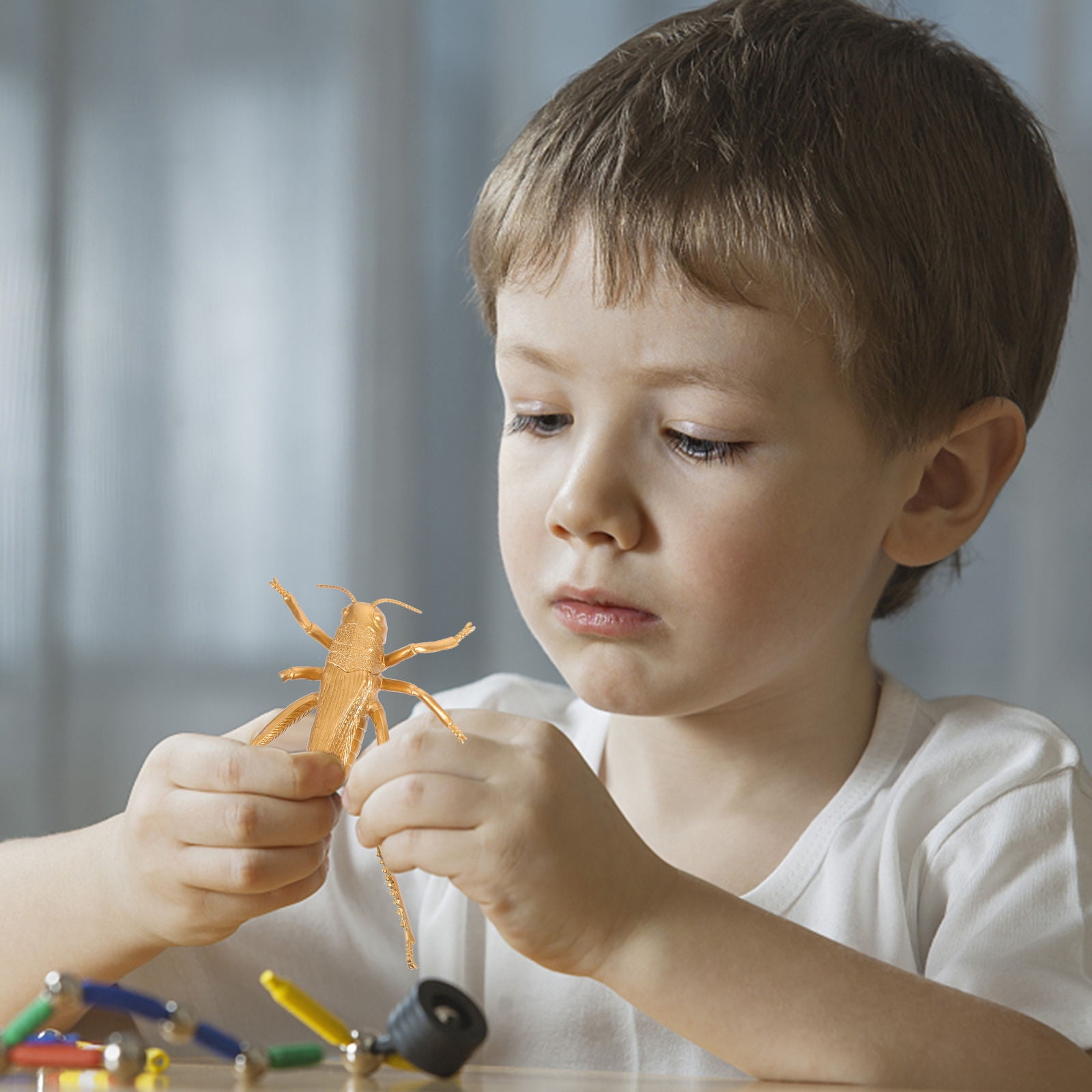 LOLIPPYY Golden PVC Figurine for Decor Craft Statue Retro Adornment 2 ...