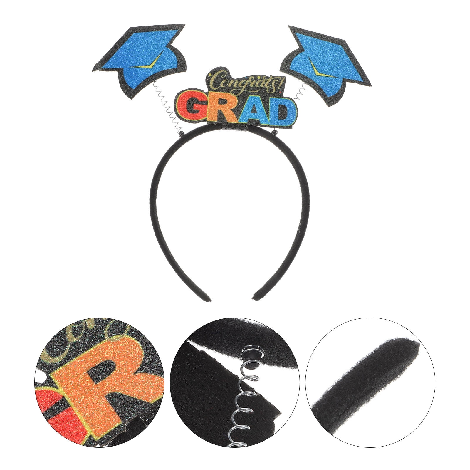 LOLIPPYY Grad Headband 1Pcs Multi-colored Circular for Graduation ...