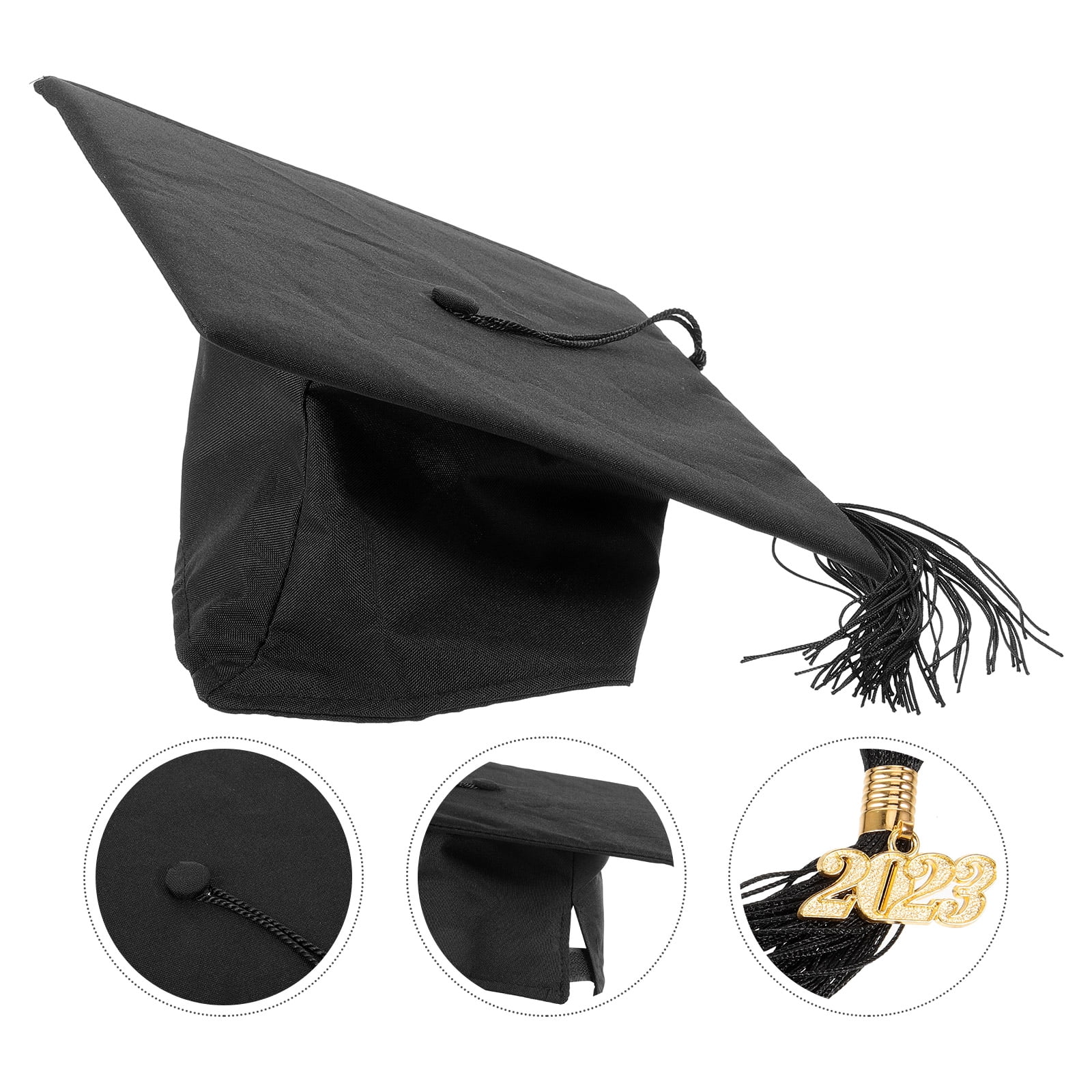 LOLIPPYY Graduation Headwear for Adult 2023 Graduates Black Square 24x9 ...