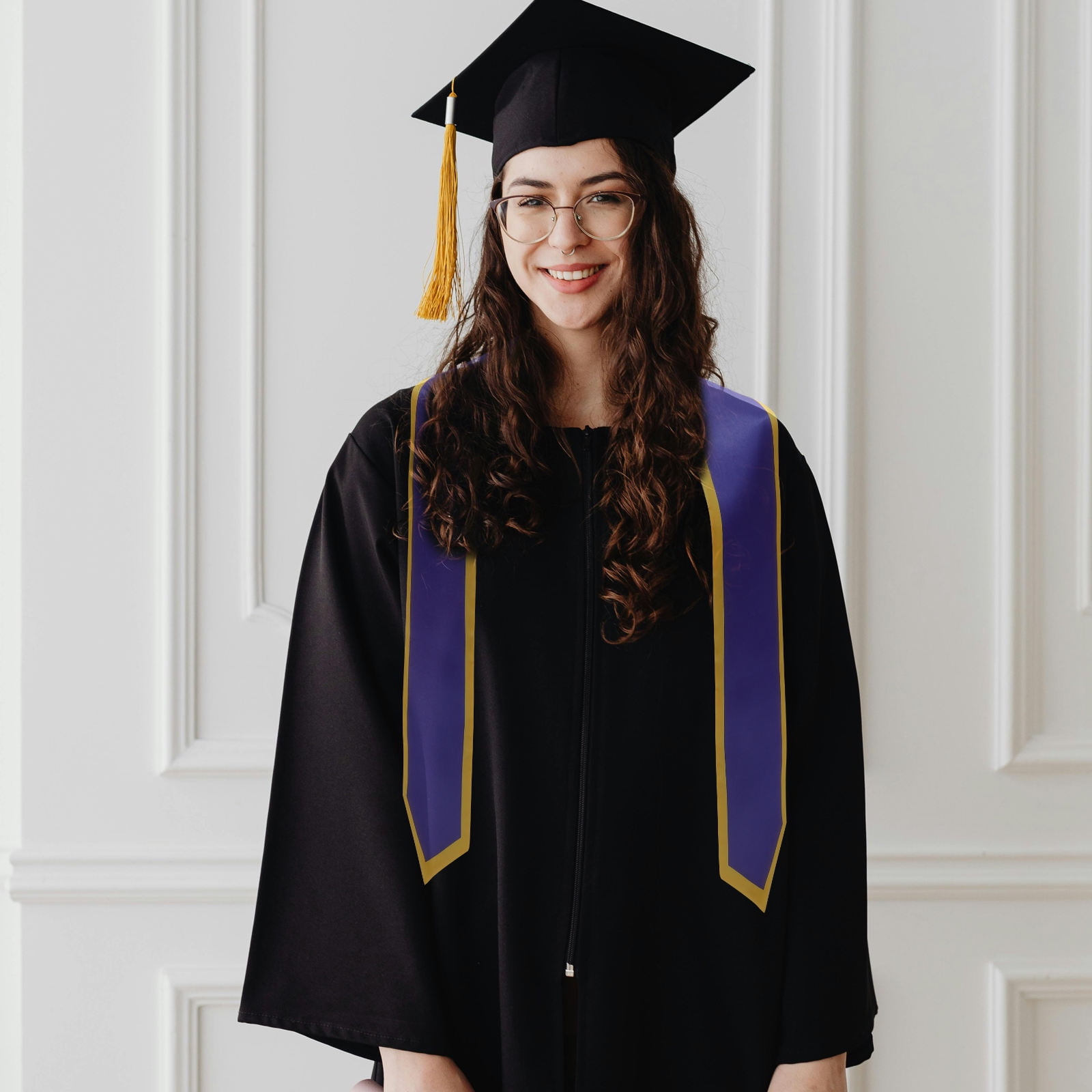 LOLIPPYY Graduation Satin Sash Blue Shoulder Strap for Graduation Party ...