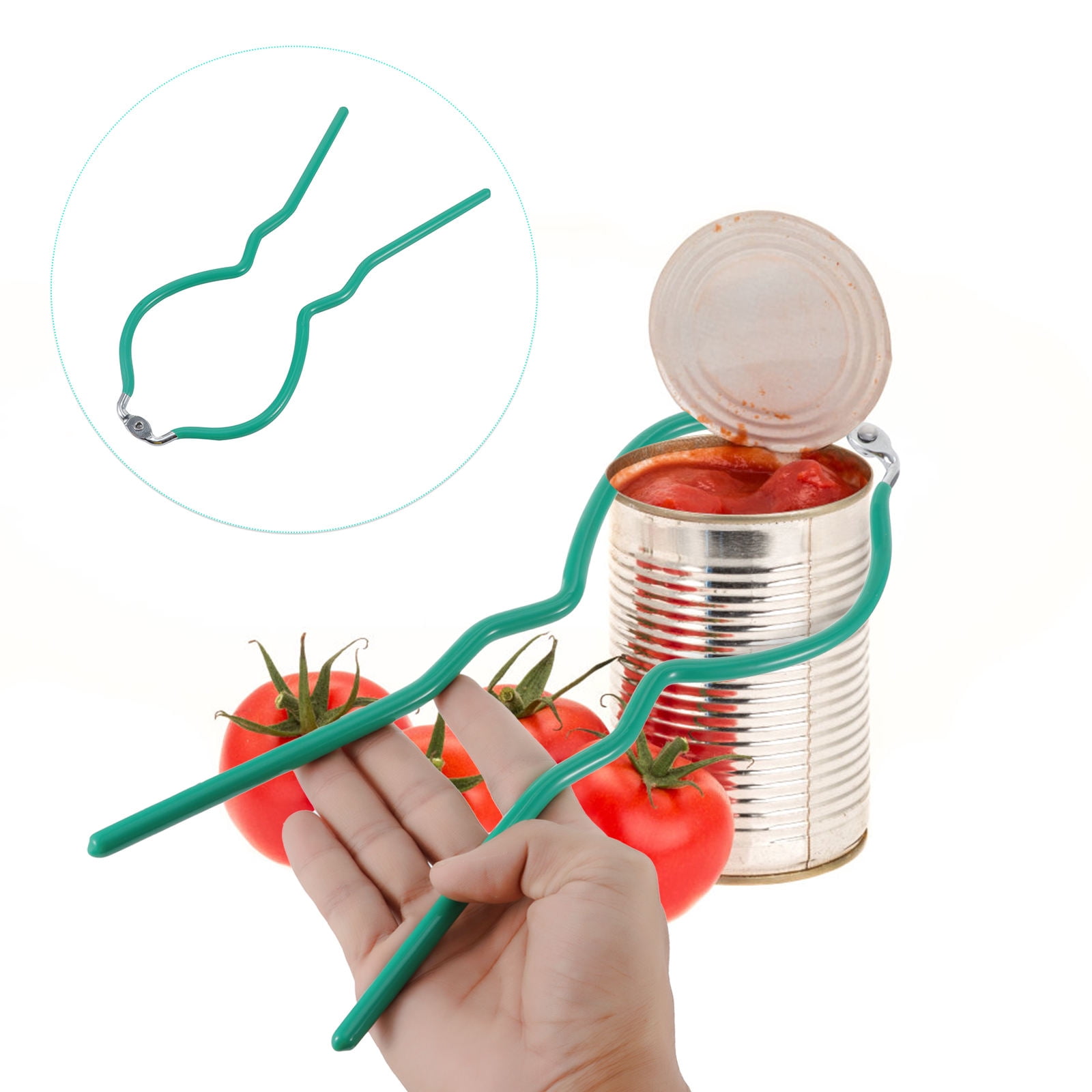LOLIPPYY Green Bottle Picker Foldable Tongs with Curved Handle for ...