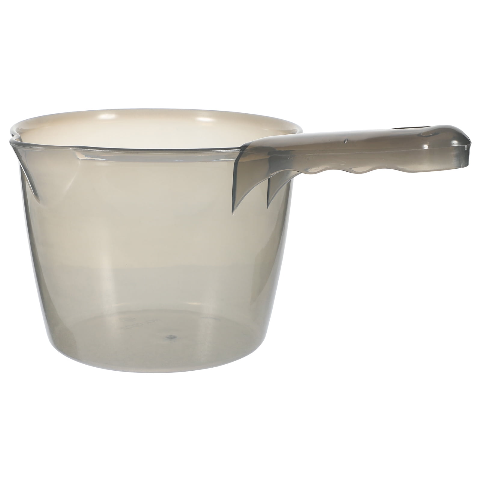 LOLIPPYY Grey Reusable PP Water Ladle with Ergonomic Handle for Home ...