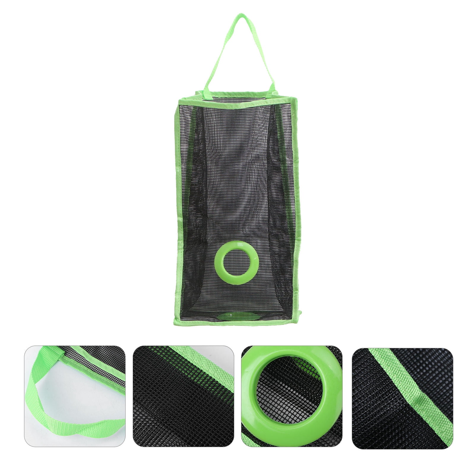 LOLIPPYY Hanging Storage Mesh Bags for Recycling in Green 1Pack ...