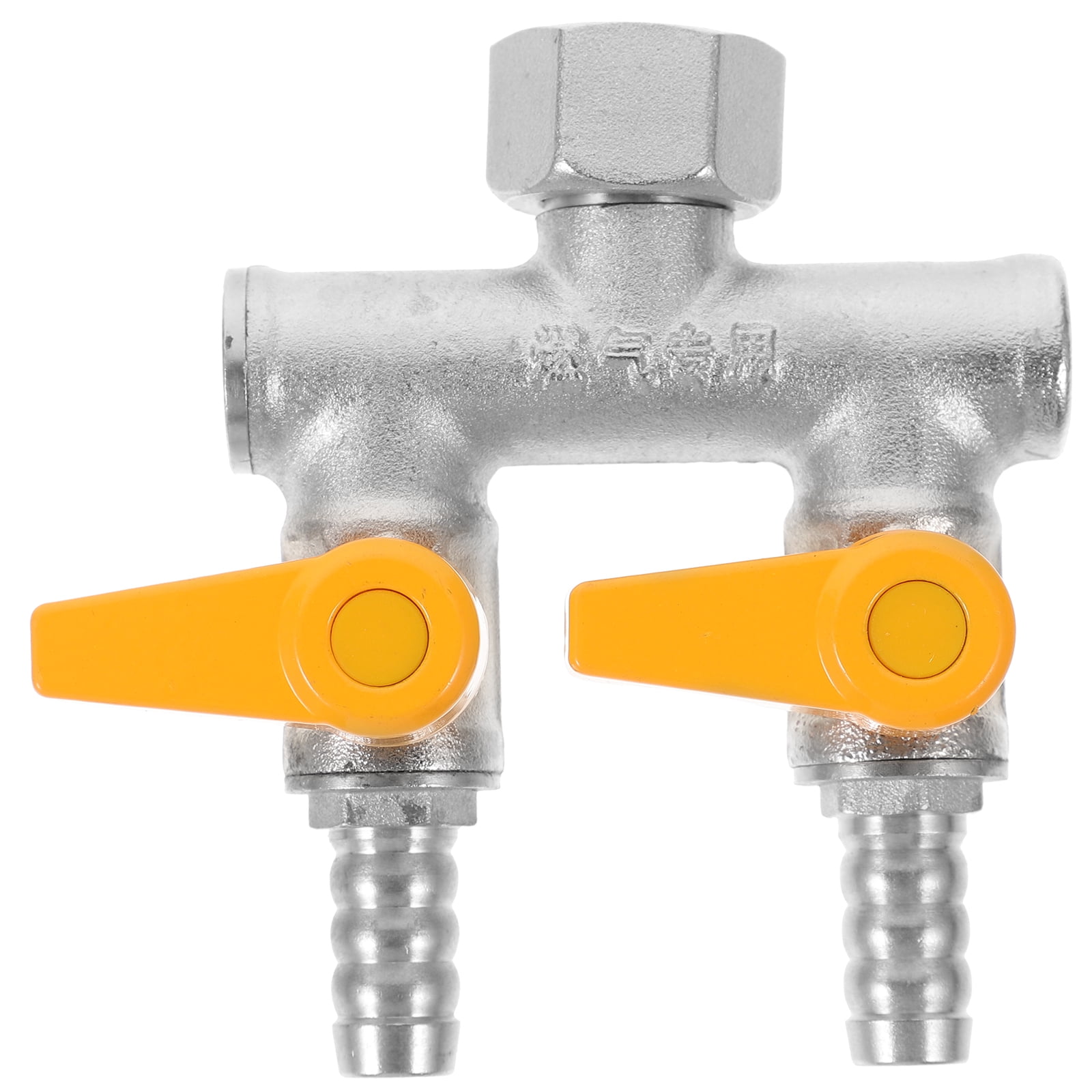 LOLIPPYY 3-Way Hose Splitter 1/2 Inch Y Connector Copper Pipe Fitting ...