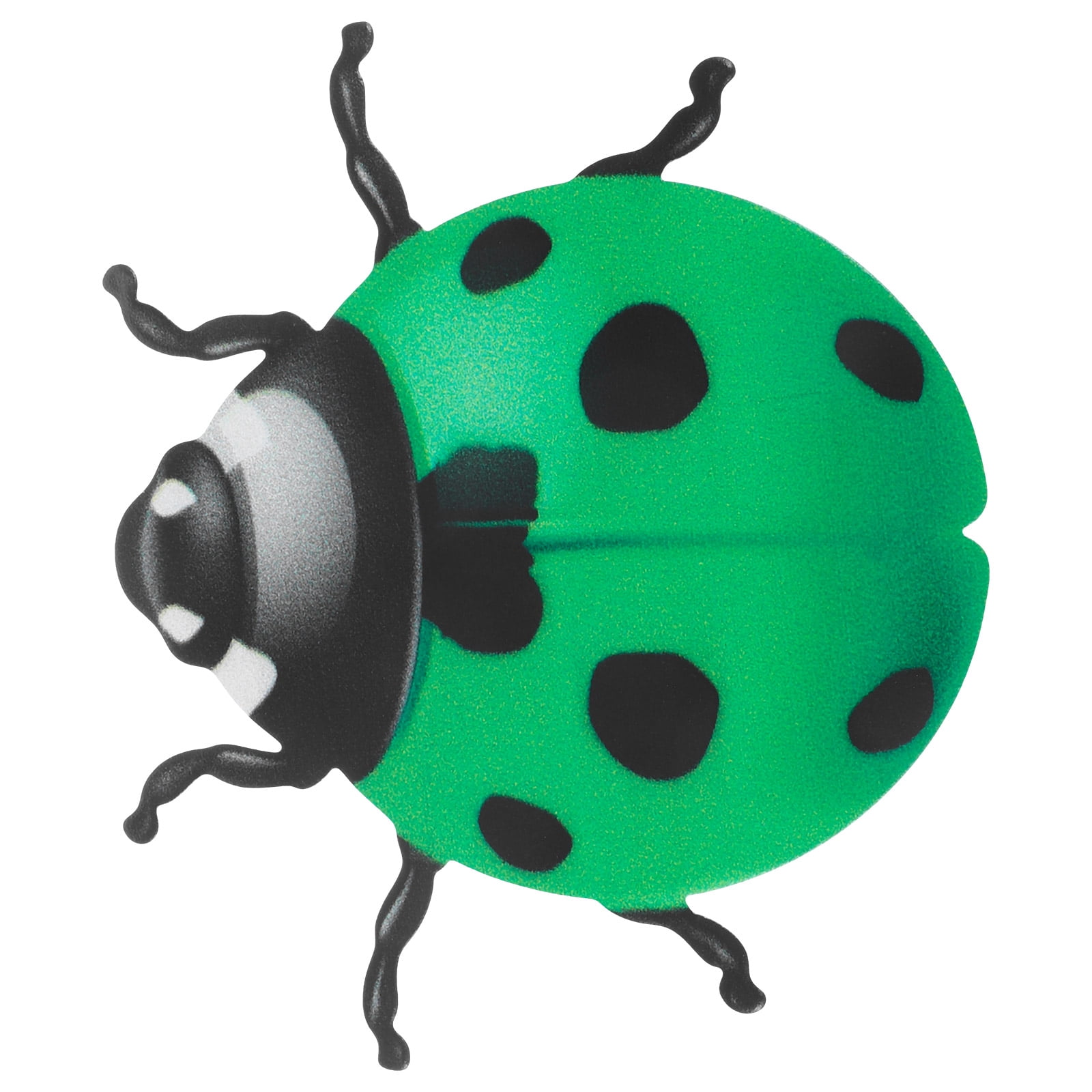 LOLIPPYY Iron Art Ladybug Wall Decor Green Metal Sculpture for Indoor ...