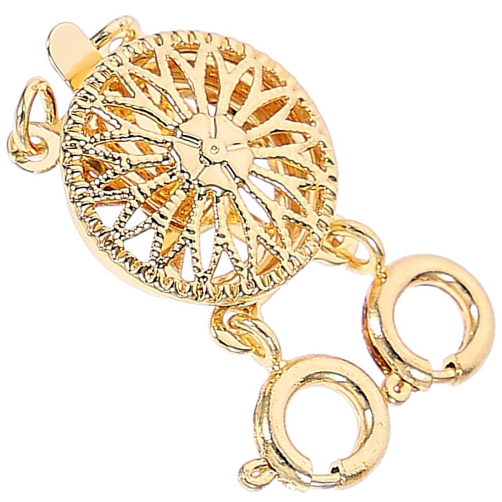 LOLIPPYY Jewellery Clasps And Fasteners 1Set Golden Copper Necklace ...