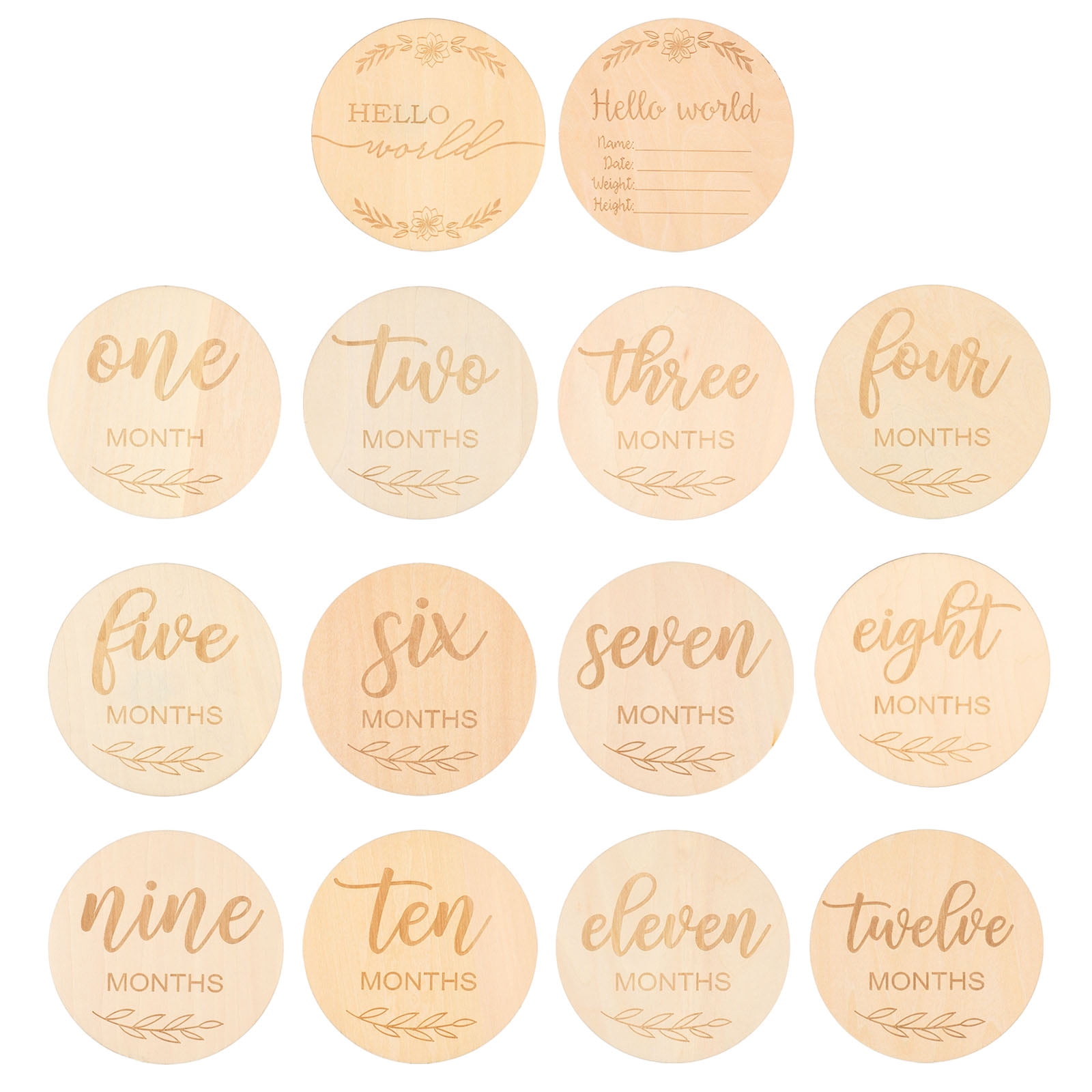 LOLIPPYY Kisangel 14pcs Baby Monthly Cards and Pregnancy Announcement ...
