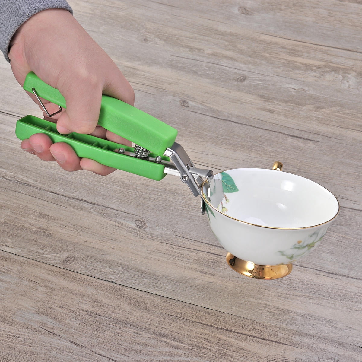 LOLIPPYY Kitchen Bowl Gripper Clip with Stainless Steel and Plastic ...