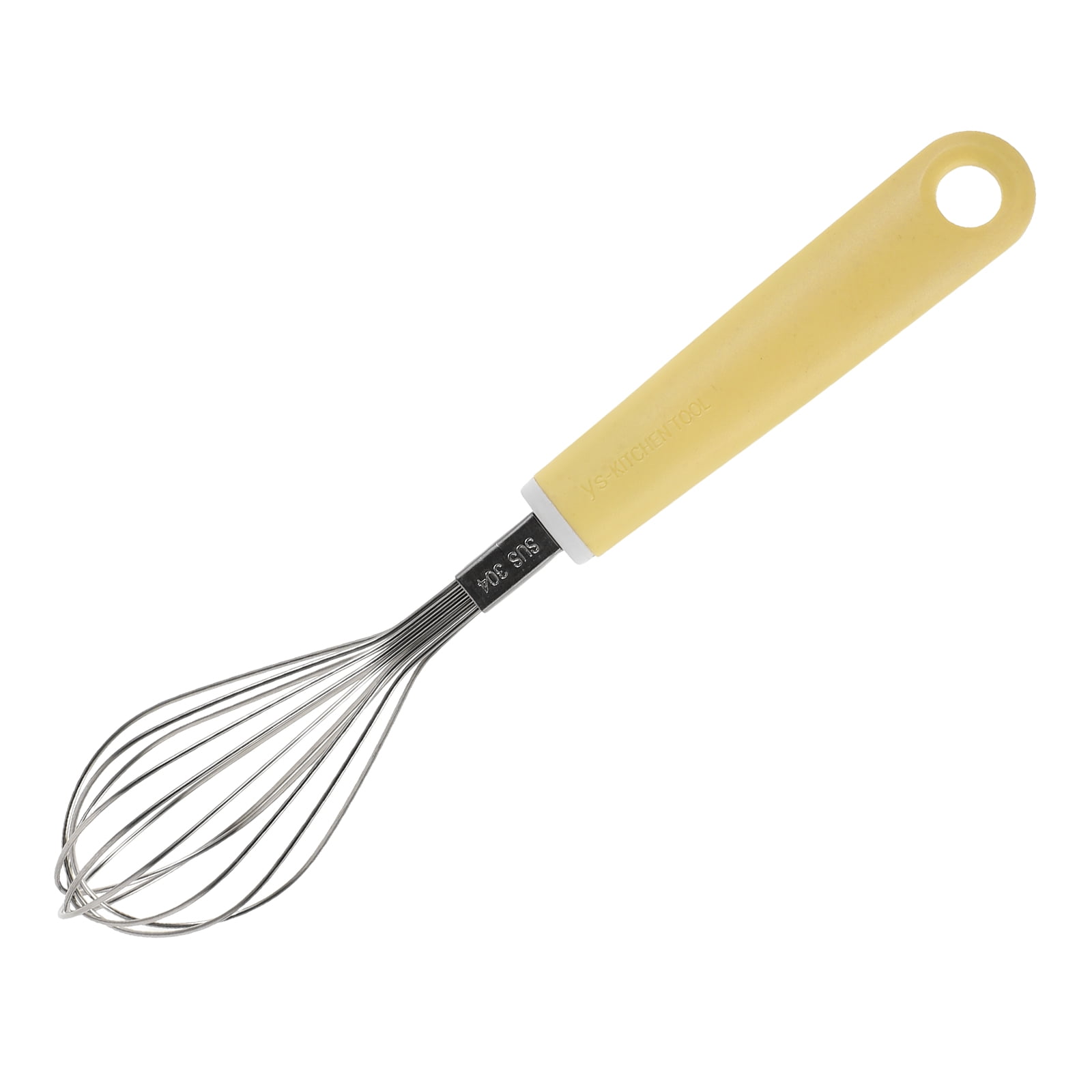 LOLIPPYY Kitchen Hand Push Whisk Yellow Manual Mixer with Sturdy PP and ...