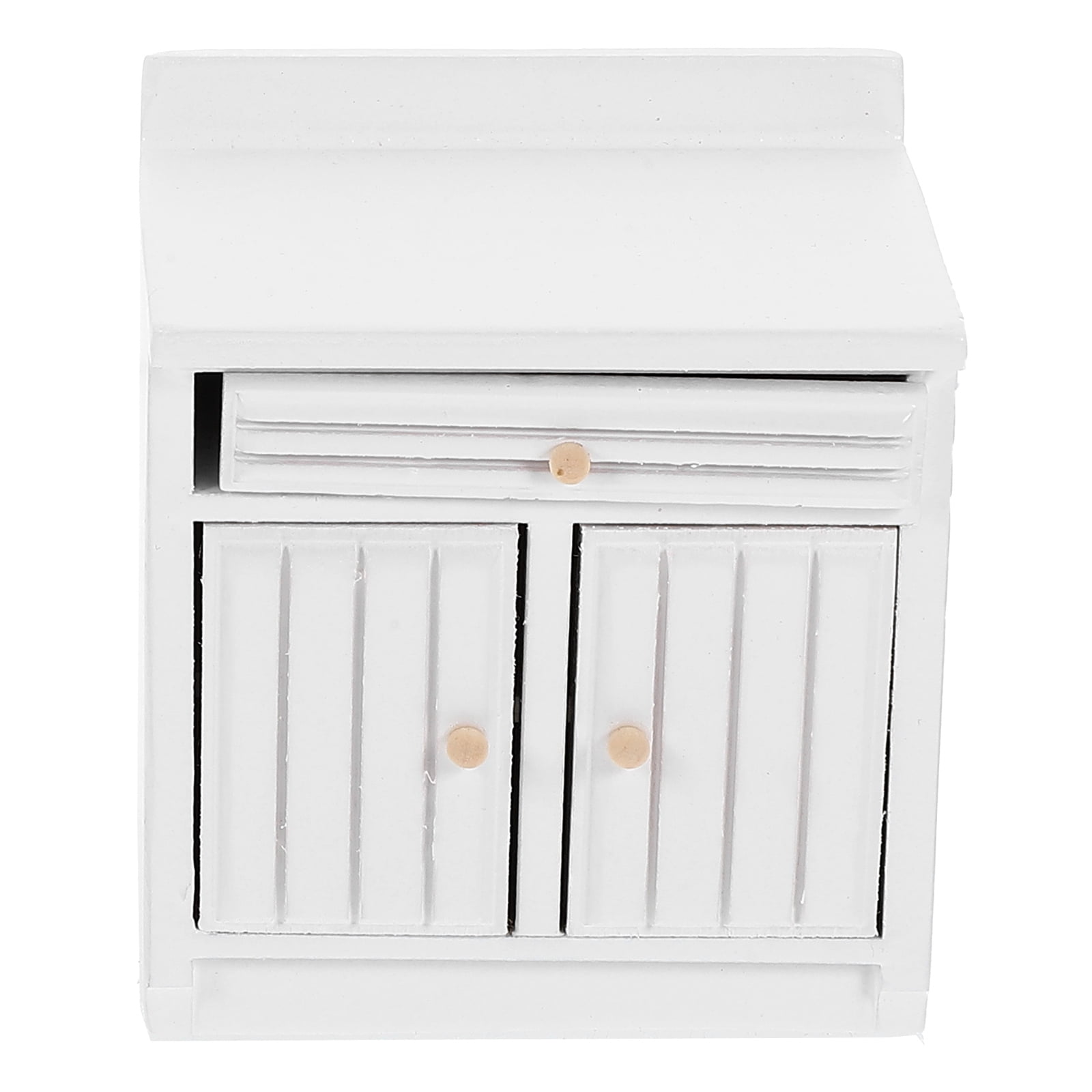 LOLIPPYY Kitchen Table Model Wooden Mini Cabinet Scene Model 1Pack ...