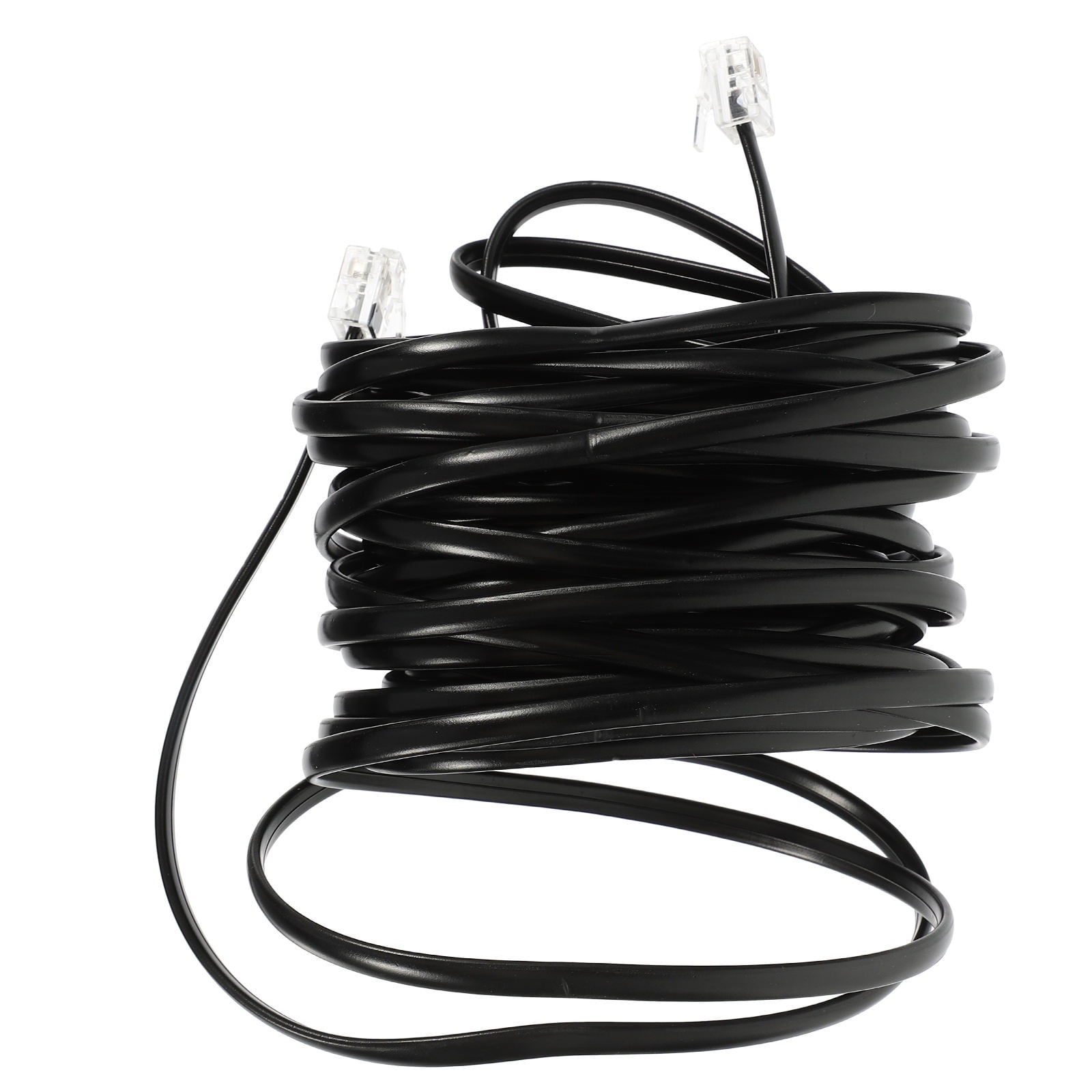 LOLIPPYY Landlines Phone Cords Black PVC for Stable Connection 1Pack ...