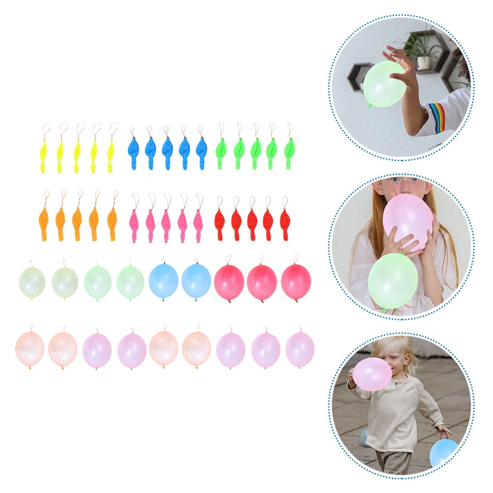 LOLIPPYY 50Pcs Latex Hand Pat Punch Balloons Durable Rubber Band ...