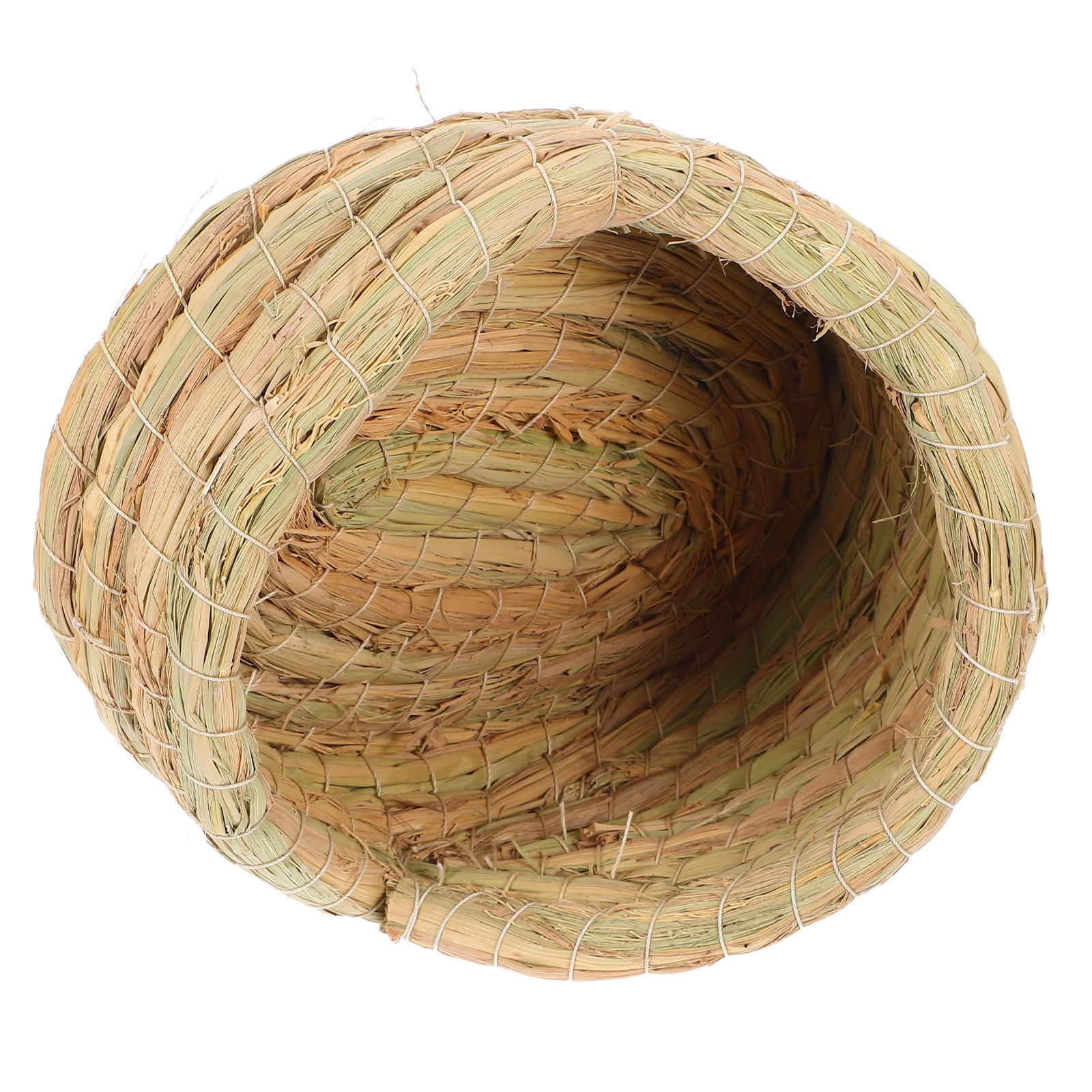LOLIPPYY Light Brown Straw Chicken Nesting Box For Bunny Grass Shelter ...