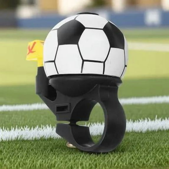 LOLIPPYY Lovely Football Design Bike Bell for Road Or Mountain Bikes with Professional Sound ...