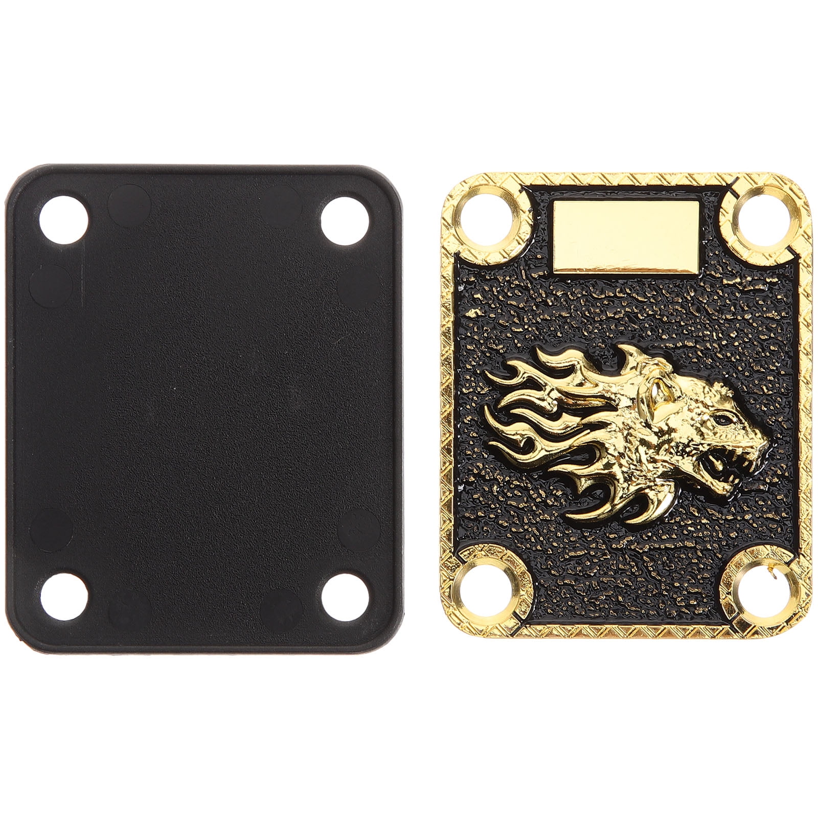 LOLIPPYY Metal Guitar Neck Shims with Golden Finish Easy to Install ...