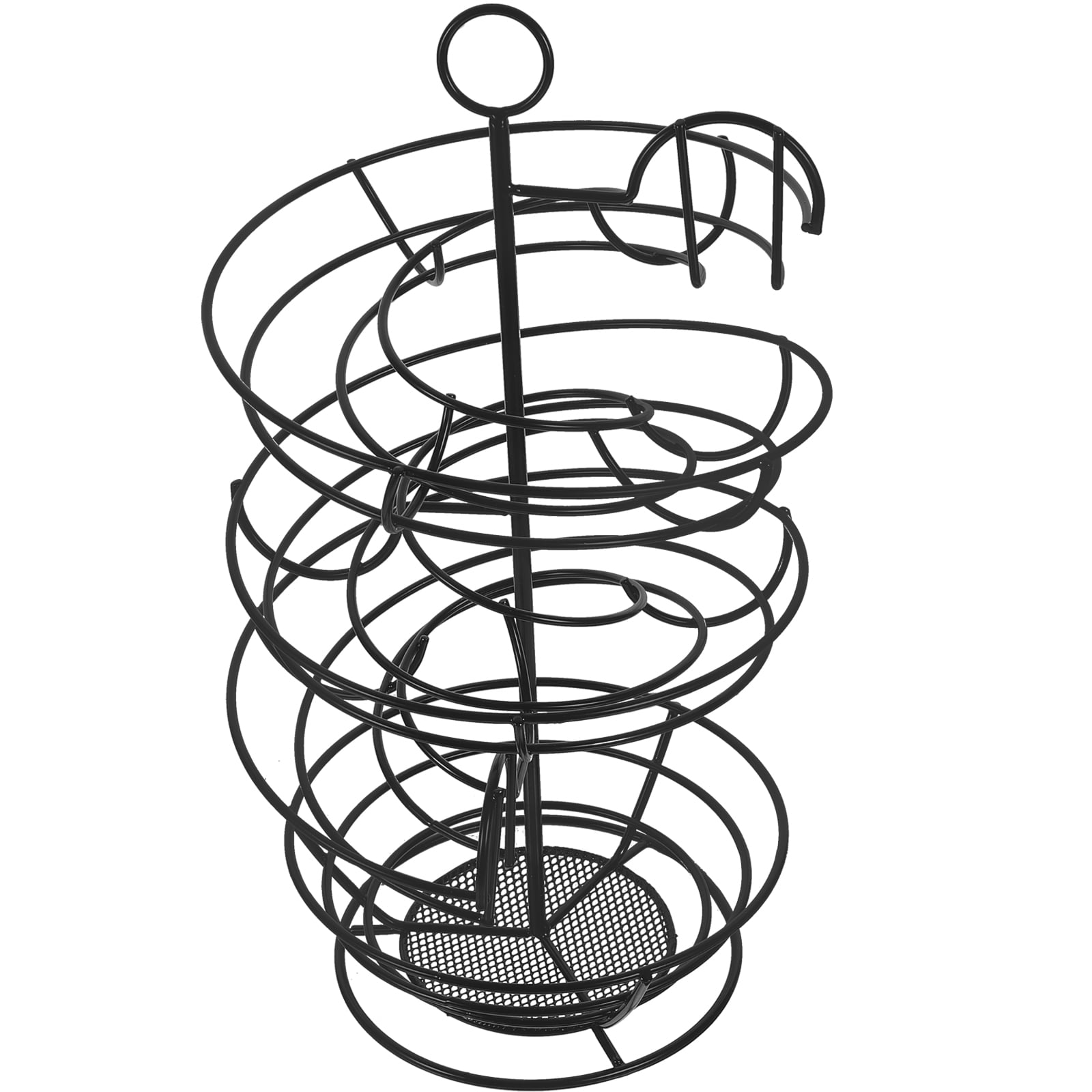 LOLIPPYY Metal Storage Rack Spiral Design Dispenser Kitchen Rack ...