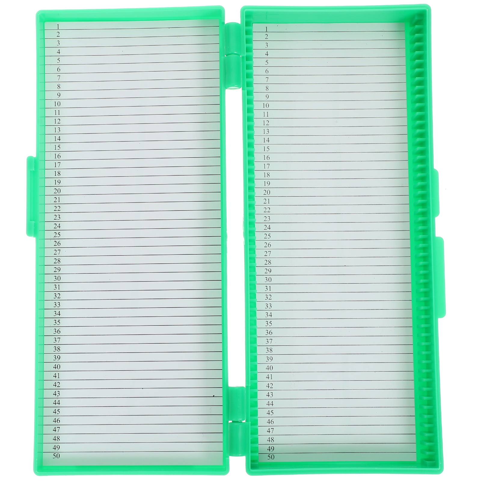 LOLIPPYY Microscope Glass Slide Storage Box Laboratory Microscope Slide ...