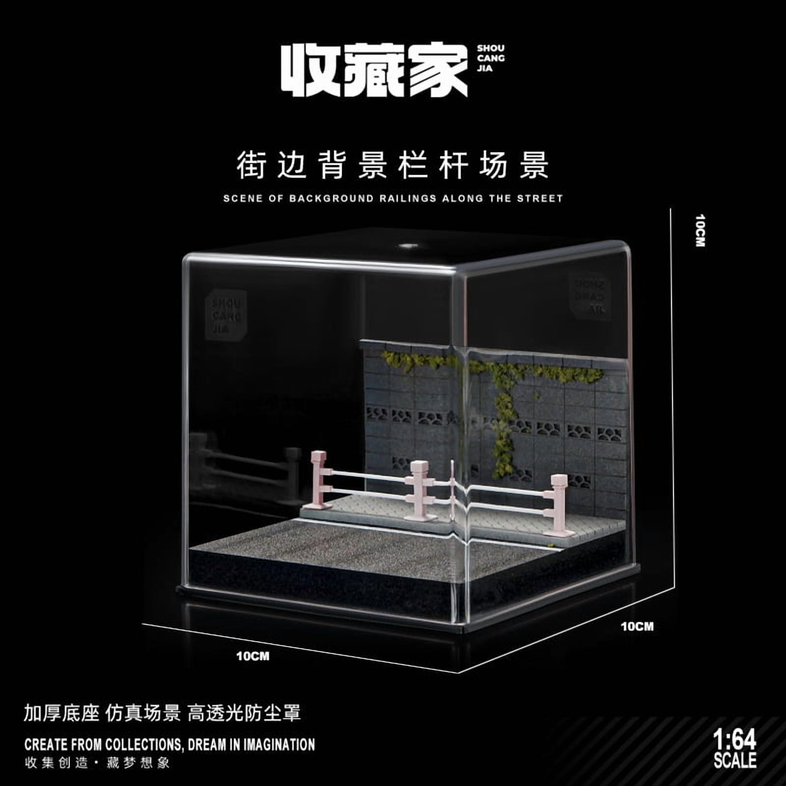 LOLIPPYY Model Car Display Case: 1:64 Scale Diecast Storage Case Clear ...