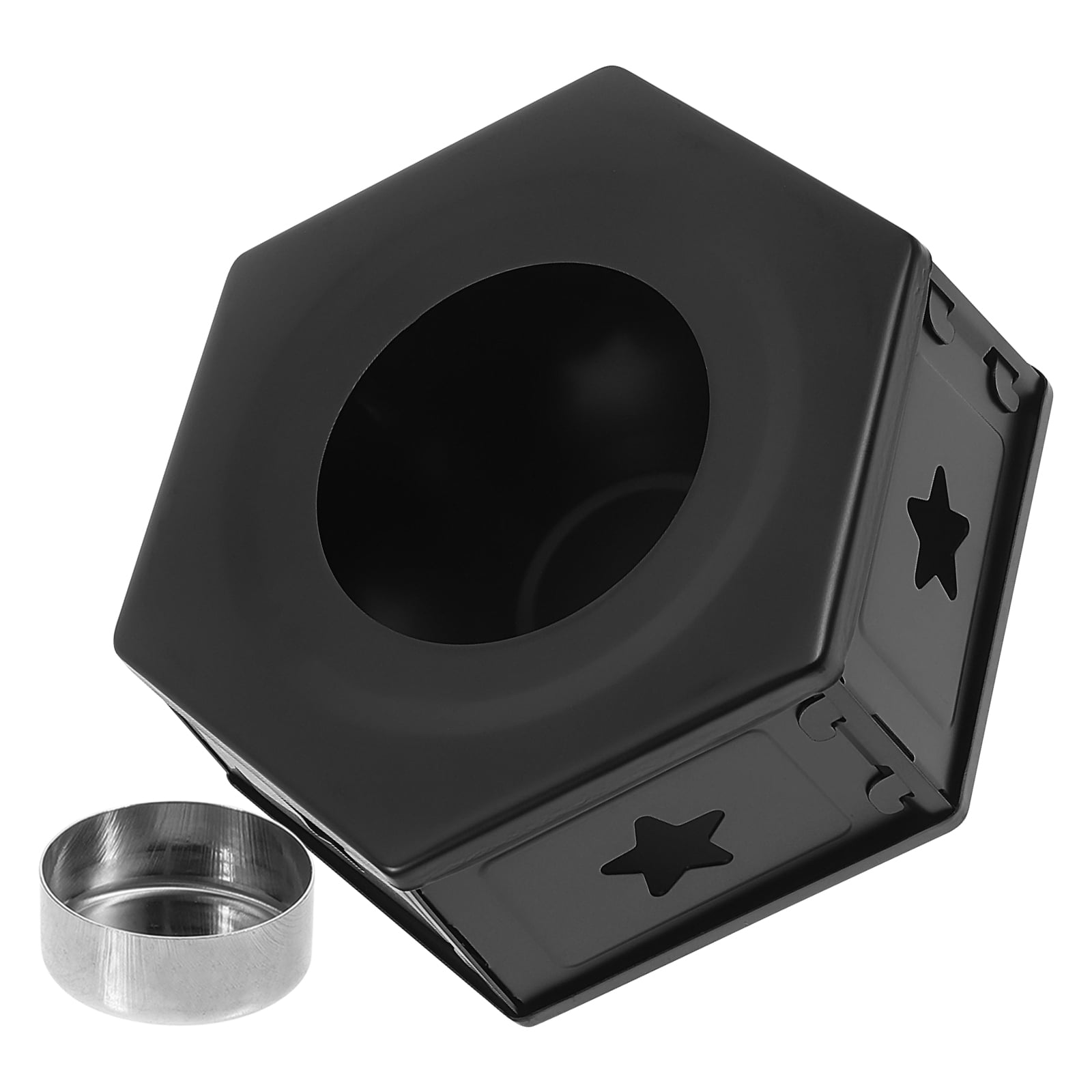 LOLIPPYY Modern Stainless Steel Tea Warmer Base for Home Office with ...