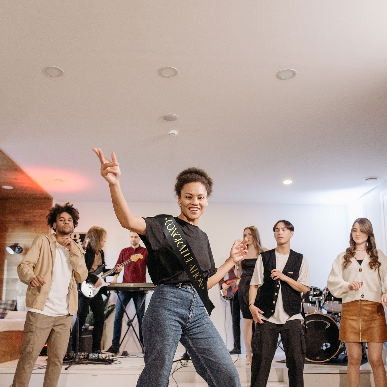 LOLIPPYY Multi Color Graduation Sash For Graduation Props Elegant ...