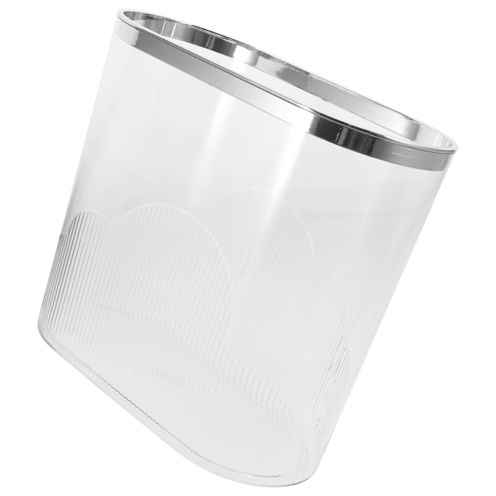 LOLIPPYY Narrow Garbage Can Transparent Space-saving Design for Office ...