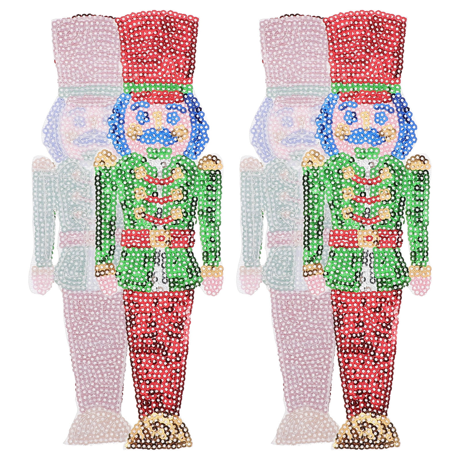 LOLIPPYY Nutcracker Soldier Patches Rectangular Shape Sew on ...