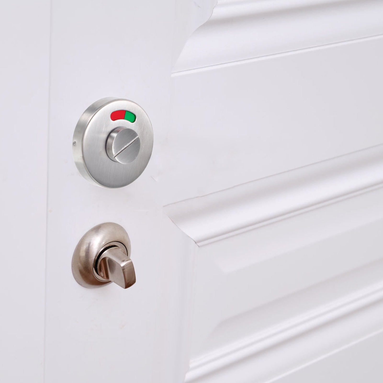 LOLIPPYY Occupied Door Lock with Privacy Indicator Stainless Steel ...