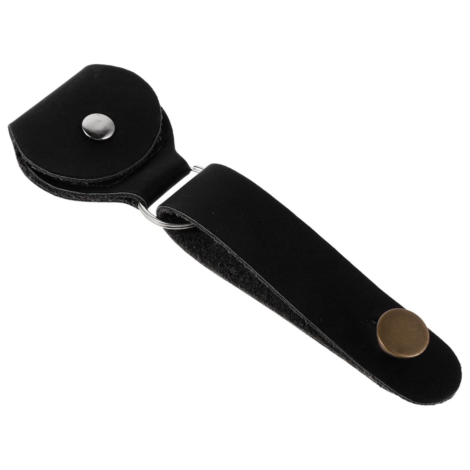 LOLIPPYY PU Guitar Headstock Strap Adapter with Pick Holder Case and ...