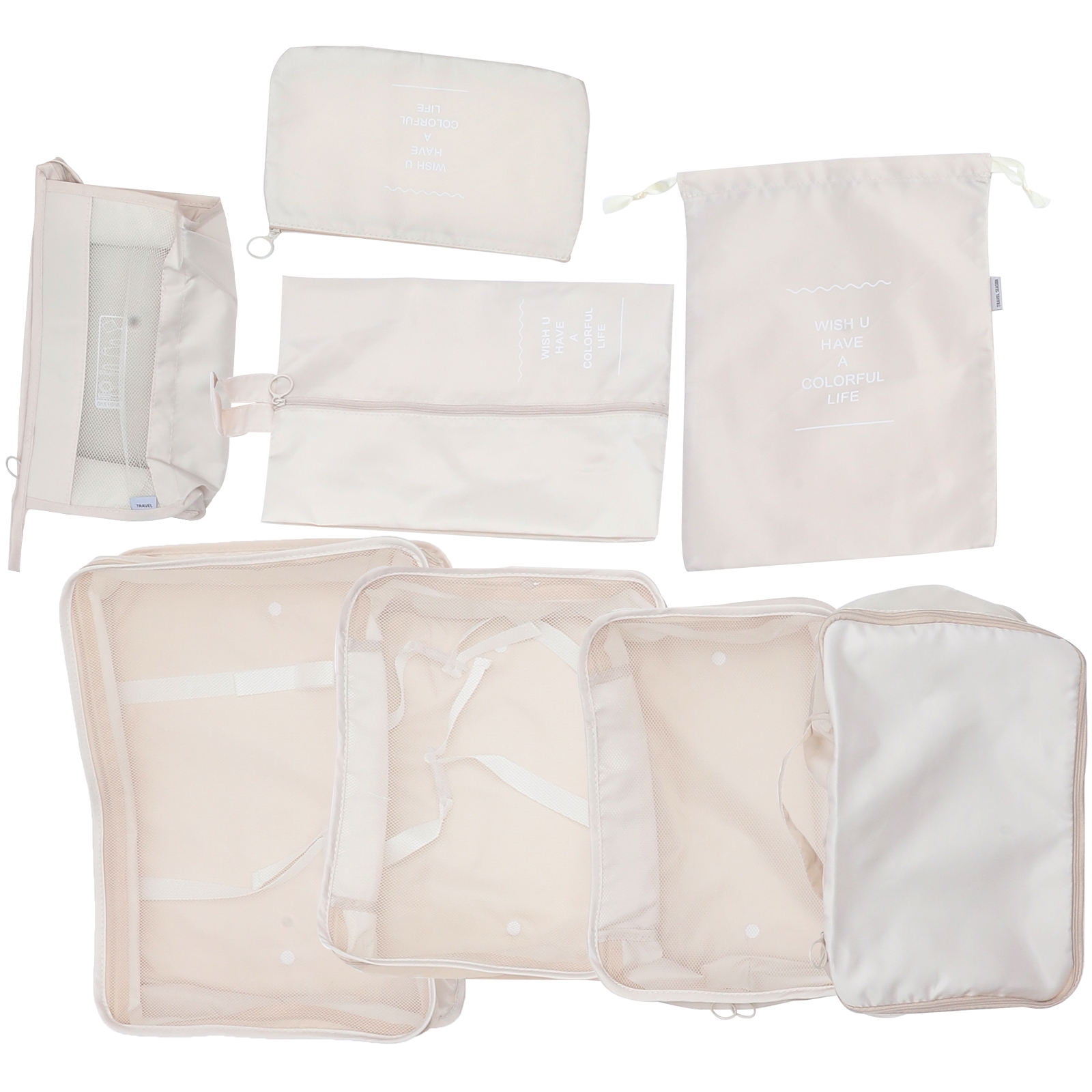 LOLIPPYY 1 Set Beige Packing Cubes for Efficient Clothes Organization ...
