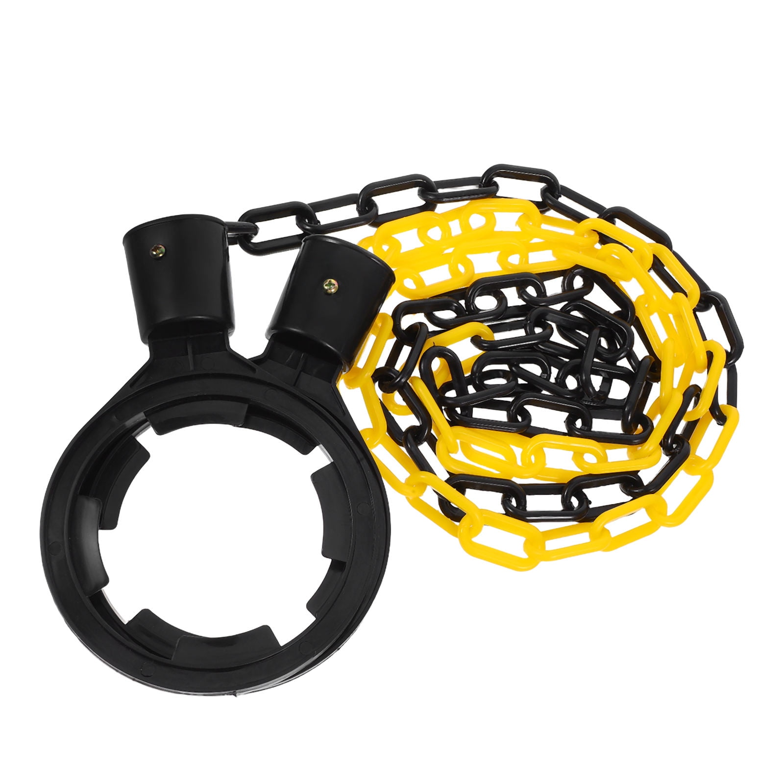 LOLIPPYY Parking Chain Barrier Safety Barrier Chain Plastic Black and ...