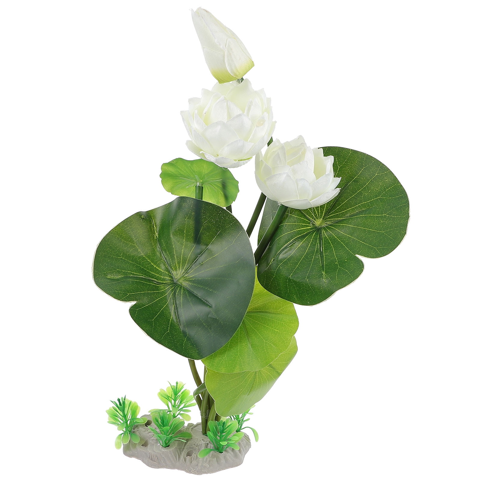 LOLIPPYY Plastic Aquarium Plant Decor for Fish Tank, Natural Appearance ...