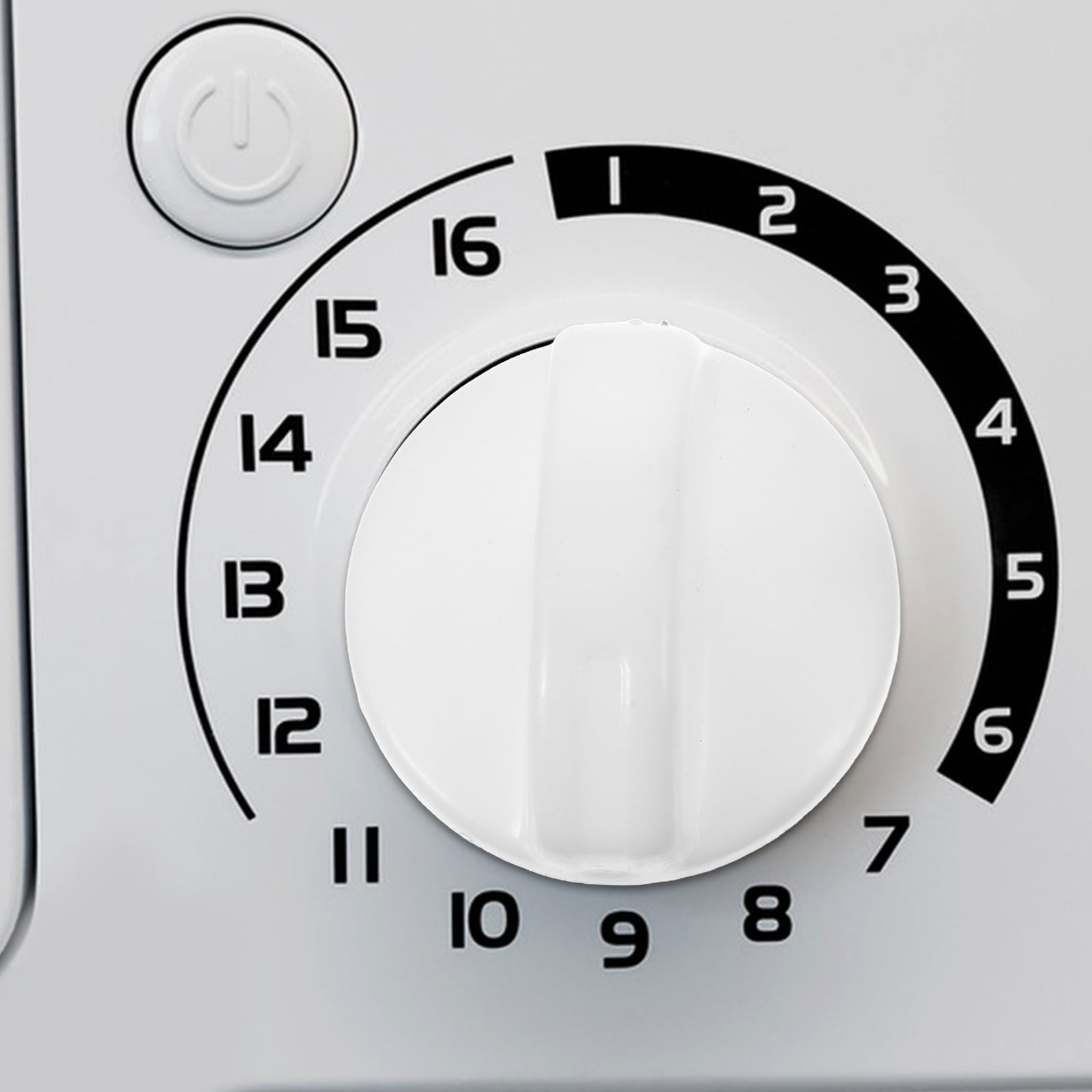 LOLIPPYY Plastic Washer Knob Replacement White Universal Timer Switch ...