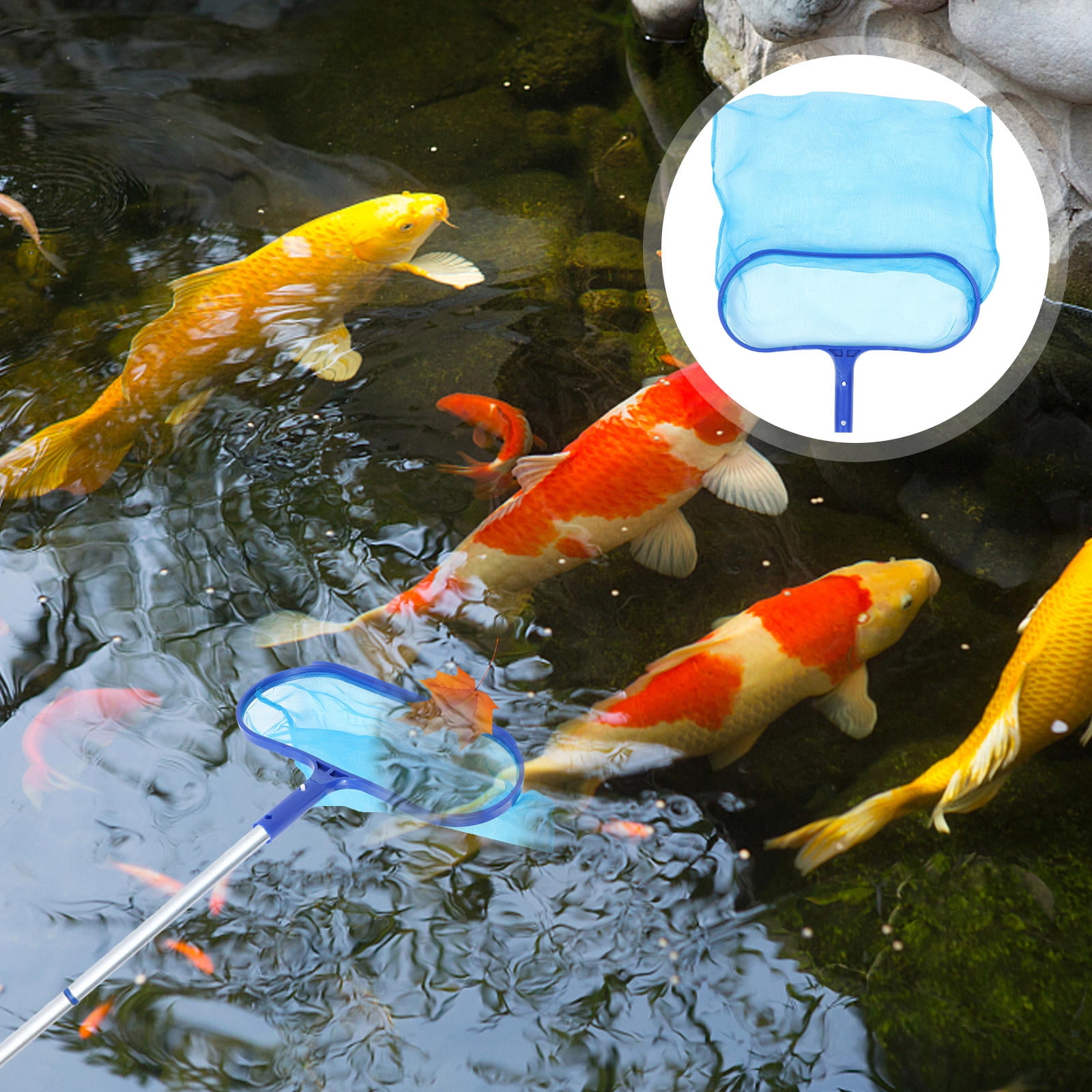 LOLIPPYY Pool Leaf Scoop Plastic Net for Cleaning Swimming Pool 1Set ...