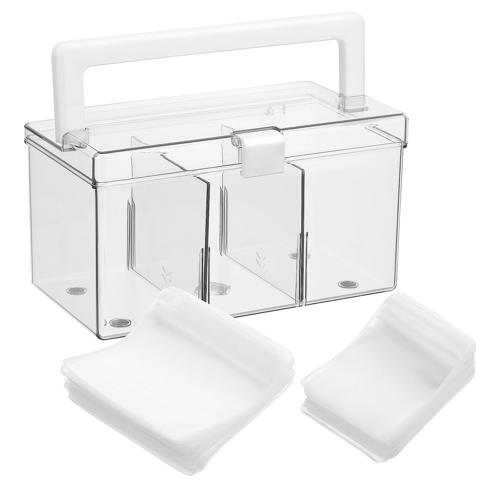 LOLIPPYY Portable Acrylic Jewelry Holder Box for Home Use with Spacious ...