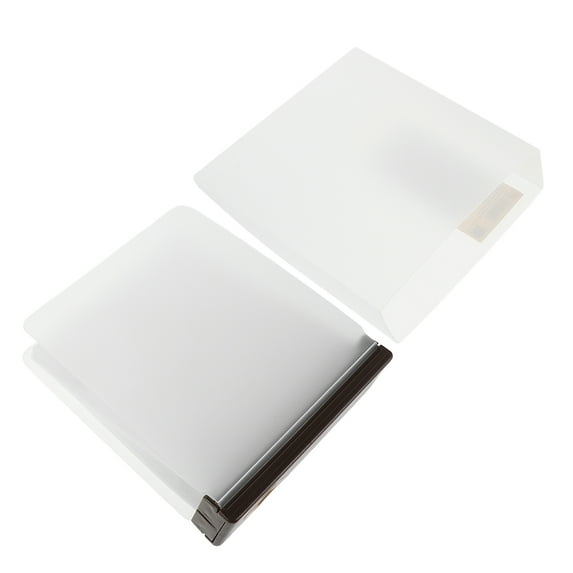 LOLIPPYY Portable DVD Storage Case in Coffee Color with Plastic Design ...