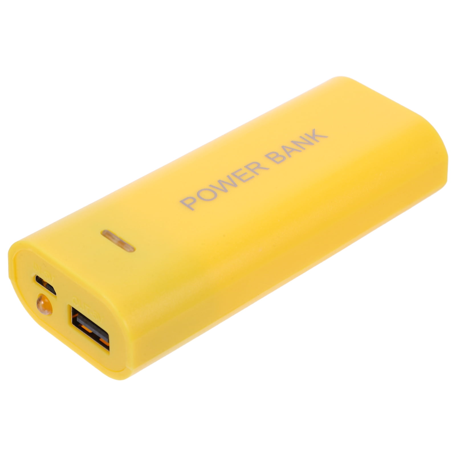 LOLIPPYY Portable Yellow Pocket Size Storage Case Fake Power Bank ...
