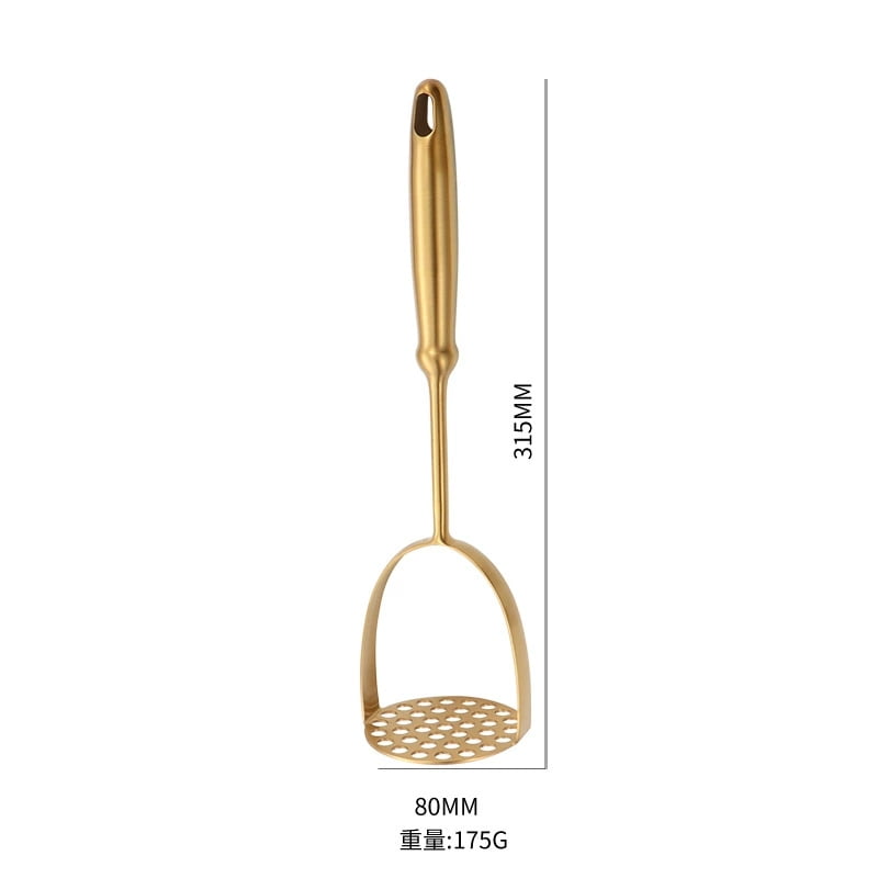 LOLIPPYY Potato Masher: Heavy Duty Stainless Steel Food Smashing Tool ...