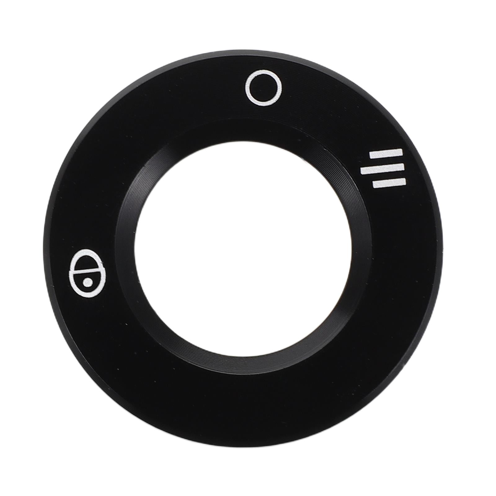 LOLIPPYY Push Start Button Cover Black Aluminum Alloy with Self ...