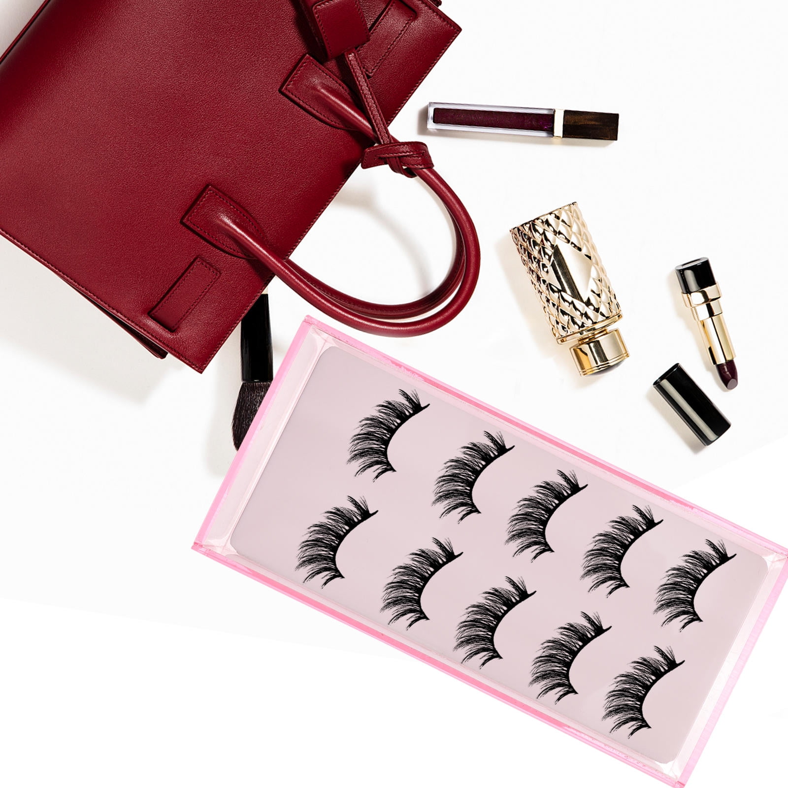 LOLIPPYY Red Acrylic Eyelash Organizer for Clean and Properly Formed ...