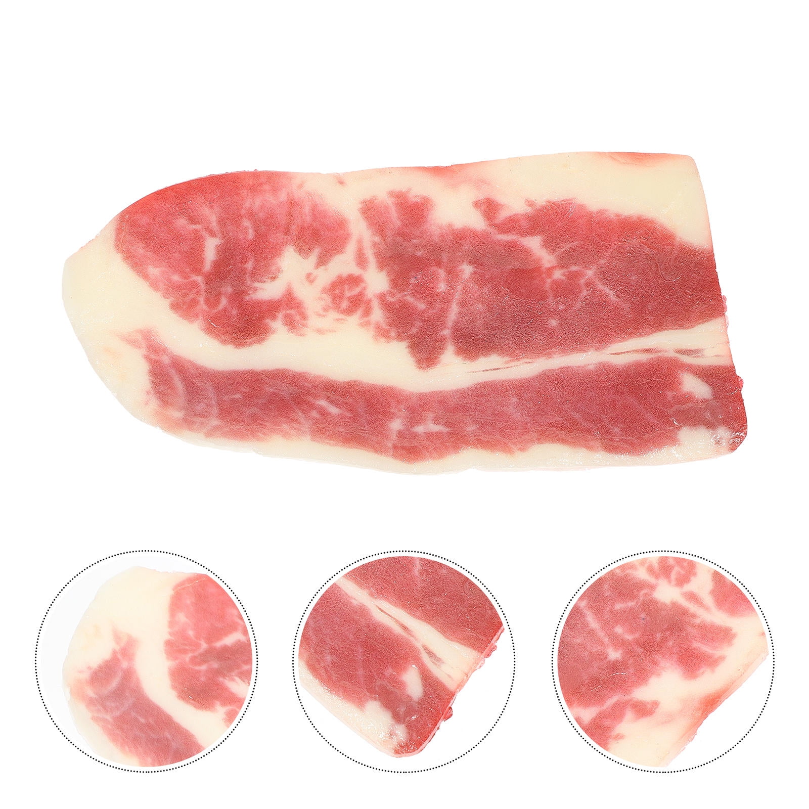 LOLIPPYY Red Fake Food Simulation Model PVC Fake Beef Prop for Decor ...