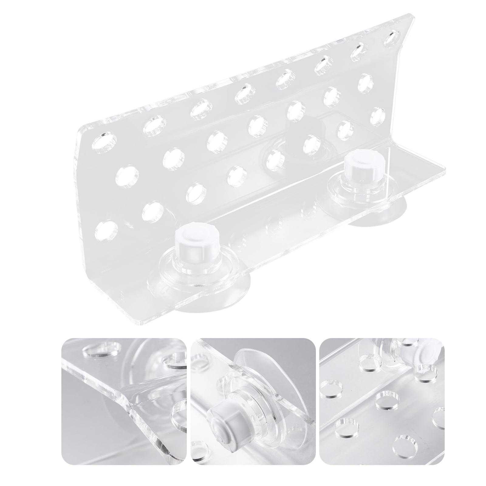 LOLIPPYY Reef Aquarium Coral Rack Acrylic Base with Suction Cup for ...