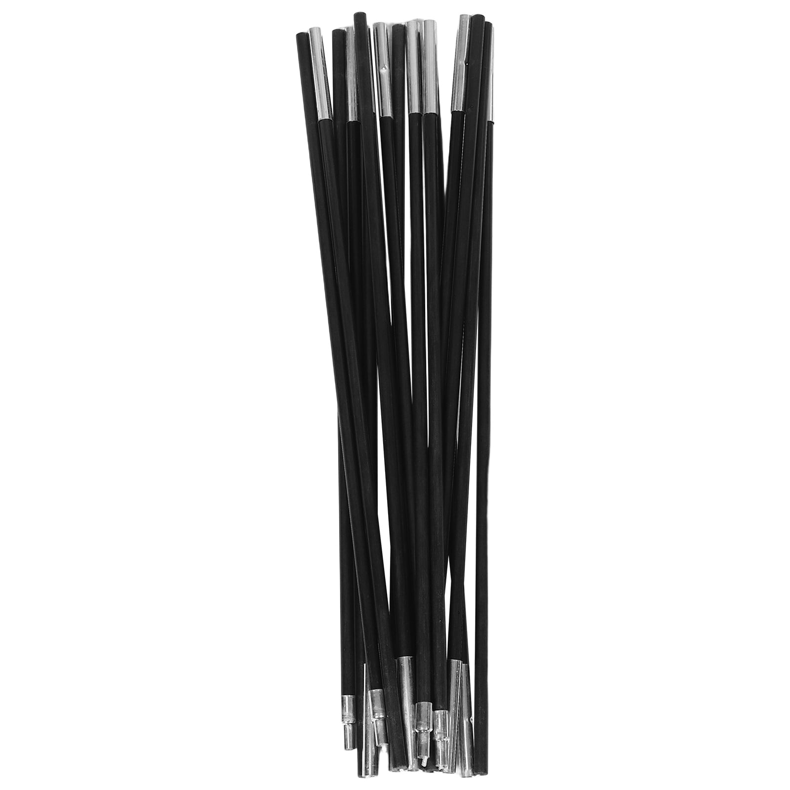 LOLIPPYY Replacement Poles for Tents Collapsible Black Support Rods 2 ...