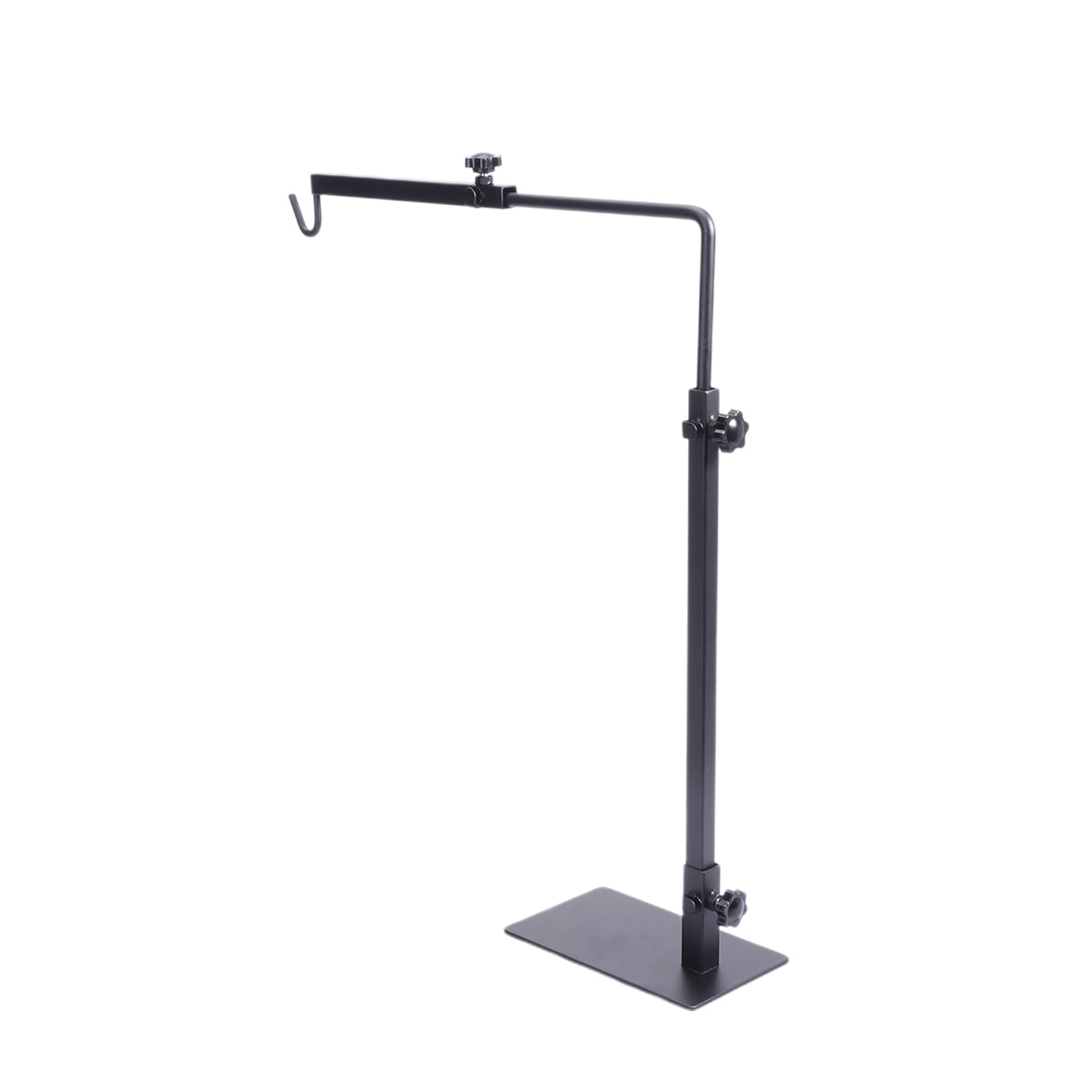 LOLIPPYY Reptile Basking Light Stand Black Durable Heating Lamp Holder ...